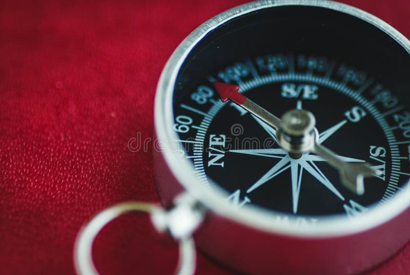 Compass For Direction Selection Stock Image - Image of equipment ...