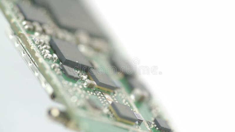 Chip with May Transistors Transistor on Motherboard. Technology in ...