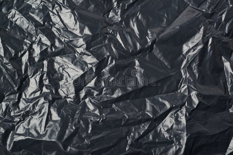Black trash bag texture stock photo. Image of chores - 85953256