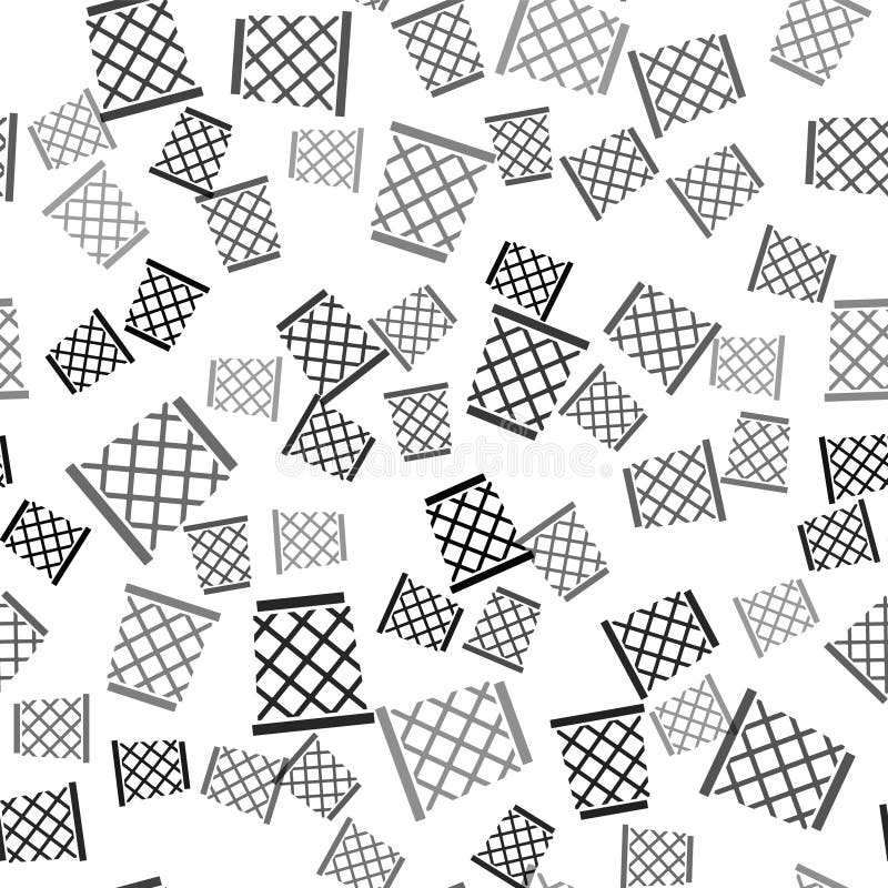 Garbage Bin Pattern Seamless Black Stock Illustrations – 495 Garbage ...