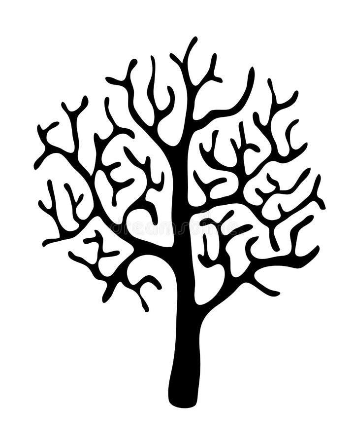 Bare Tree Silhouette Stock Illustrations – 6,311 Bare Tree Silhouette ...