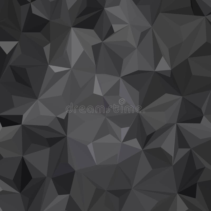 Black Triangle. Abstract Geometric Background. Polygonal Style. Eps 10 ...