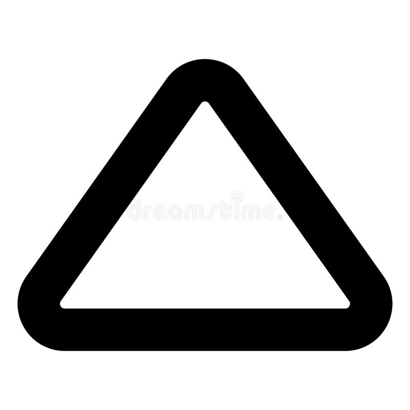 Black Triangle Vector. Triangle Warning Sign Vector Icon. Vector ...