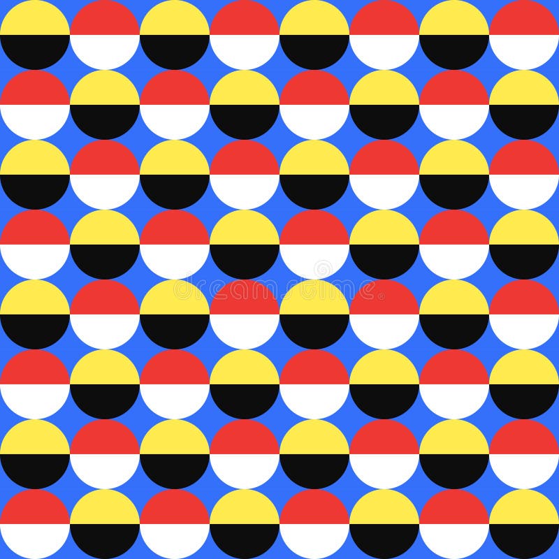 Black Triangles on Yellow Vector Seamless Pattern Abstract Background ...