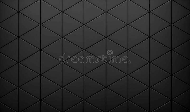 Black Triangular Abstract Background. Geometric Dark Pattern Background ...