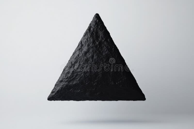 Black Triangle Abstract stock illustration. Illustration of pattern ...