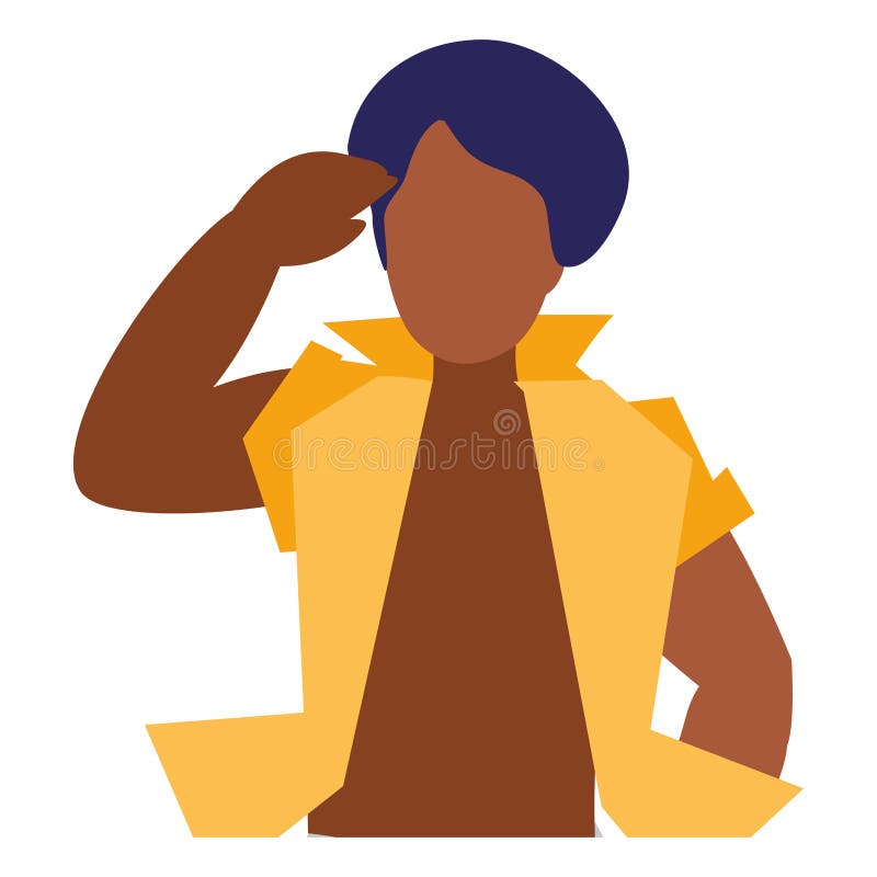 Black Tropical Musician Character Stock Vector - Illustration of ...