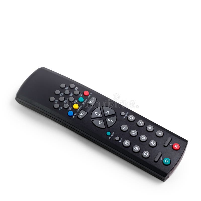 Satellite TV Remote Control Stock Photo - Image of device, signal: 13530286