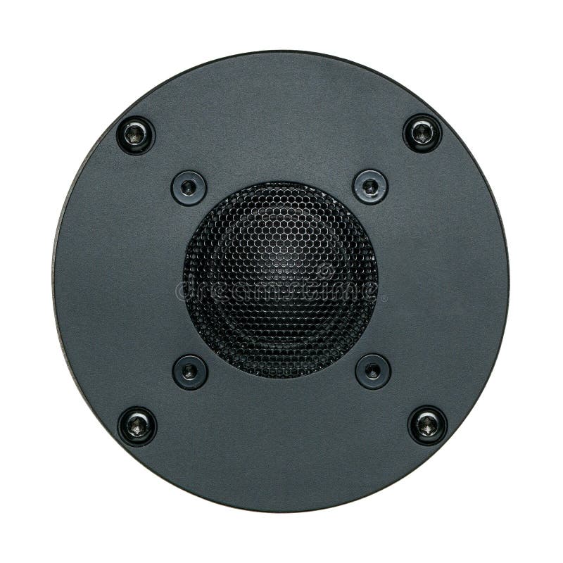 A Black Tweeter Speaker Cone Stock Photo - Image of macro, noise: 190817682
