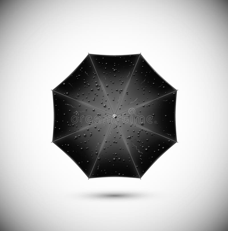 Black Umbrella Seamless Pattern Stock Vector - Illustration of repeat ...