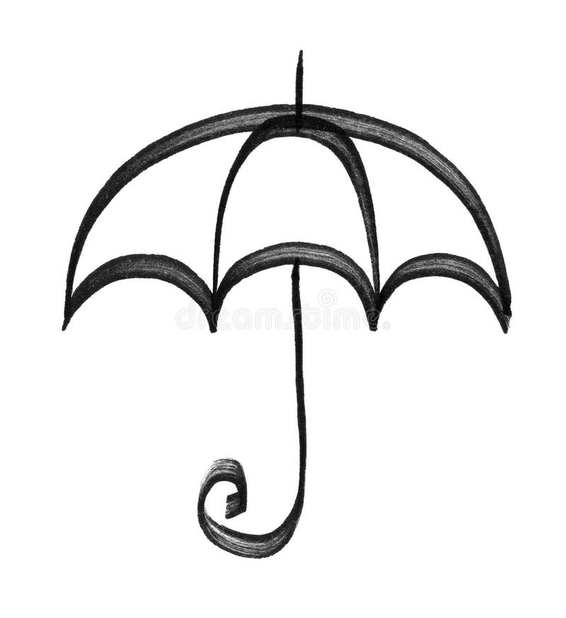 Black Umbrella Seamless Pattern Stock Vector - Illustration of repeat ...