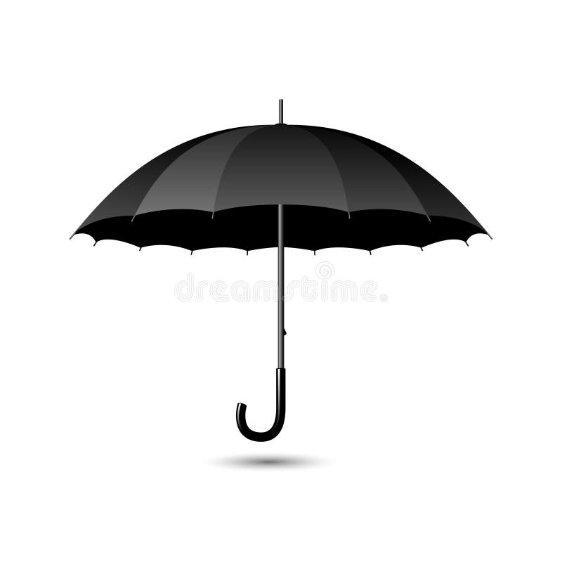 Black Umbrella Seamless Pattern Stock Vector - Illustration of repeat ...