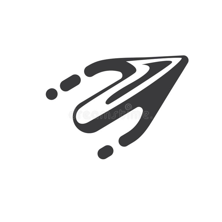 Black Unique Arrow Icon Vector Element Design Template Stock Vector ...