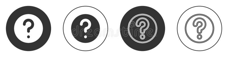 Black Unknown Search Icon Isolated on White Background. Magnifying ...