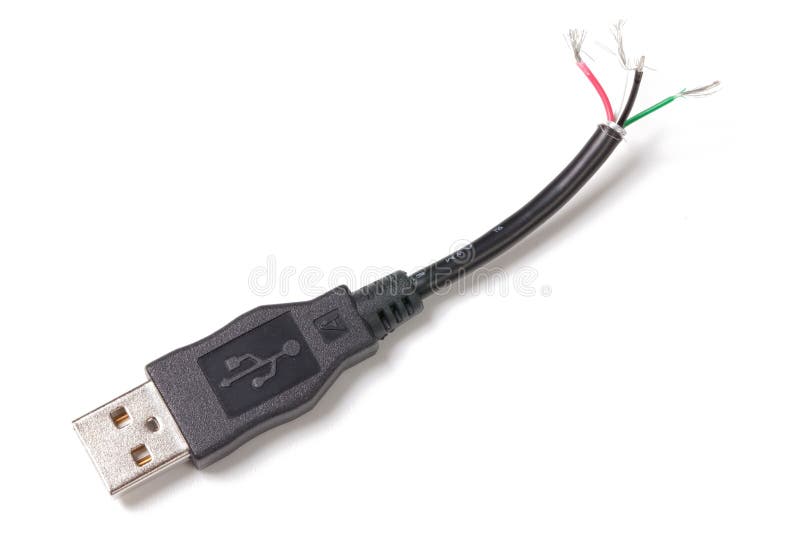 Black usb connector stock photo. Image of close, network - 12252288