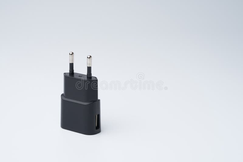 Adapter for Smartphone and Power Bank USB Stock Photo - Image of ...