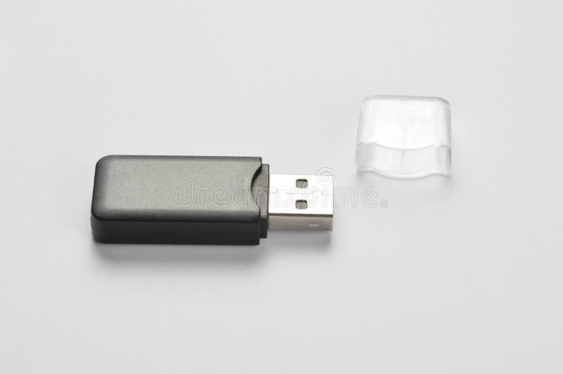 USB Stick on White Background Stock Image - Image of portable, chip ...