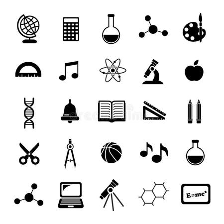 Math Clipart Black White Stock Illustrations – 563 Math Clipart Black ...