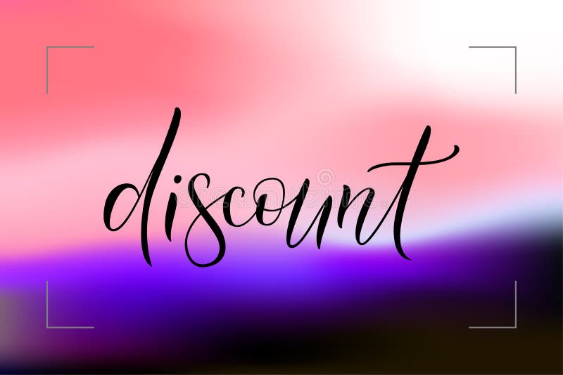 Black Vector Thin Calligraphy on Sunset Background Stock Vector ...