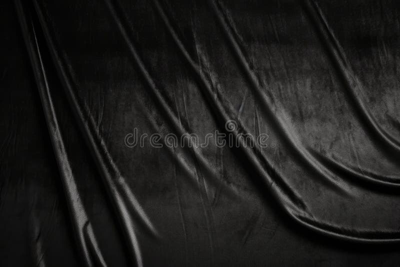 Black Velvet Texture with Subtle Sheen Stock Image - Image of velvet ...