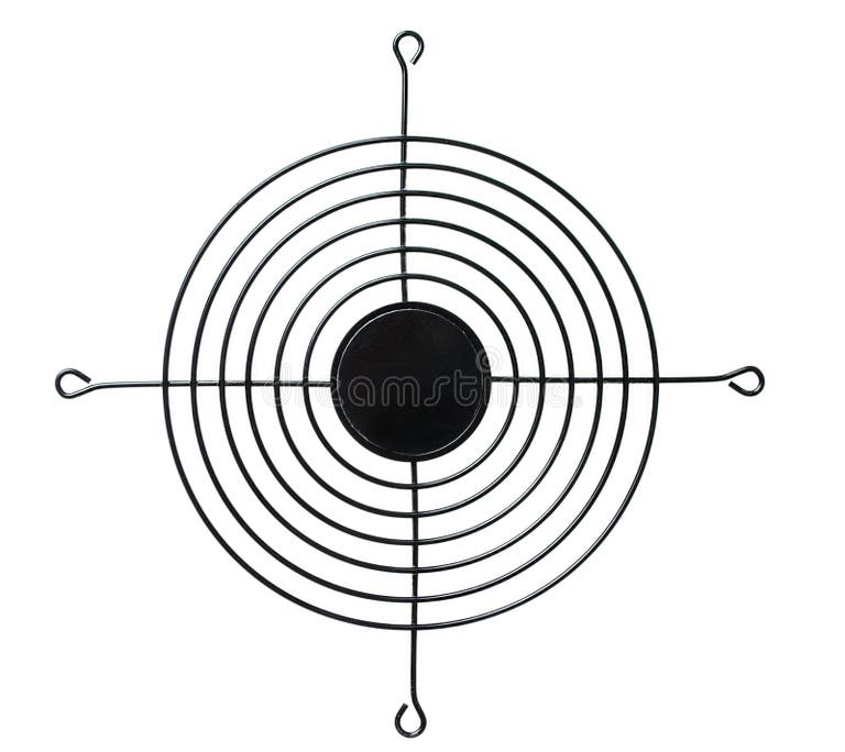 Black Ventilation Grille or Protective Mesh for Computer Power Supply ...