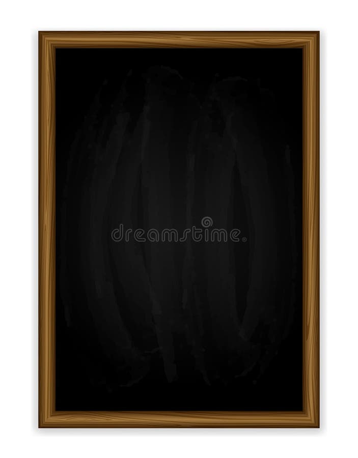 Black vertical chalkboard stock vector. Illustration of slate - 42735928