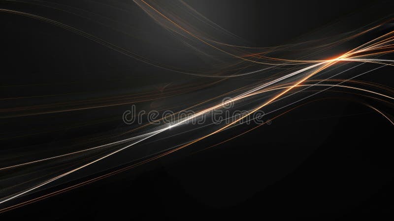 Black and Vibrant Color Abstract Flow Wave Pattern with Black ...