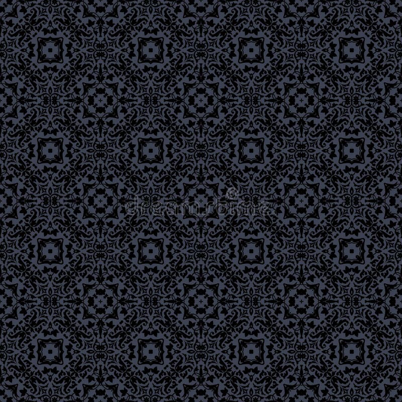 Vintage black pattern stock vector. Illustration of elegance - 165577868