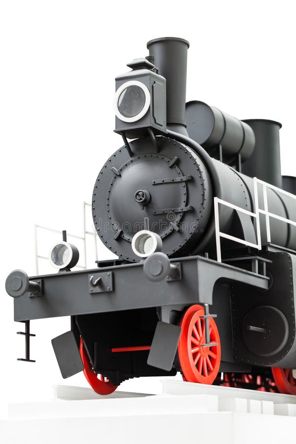 Black vintage toy train stock image. Image of locomotive - 60490519