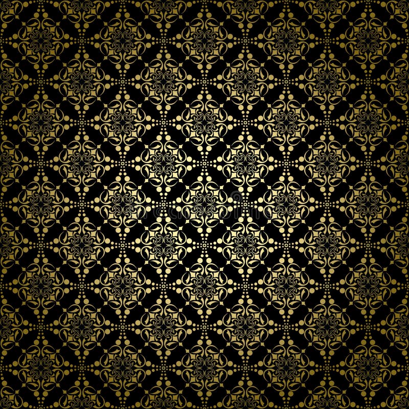 Black Vintage Vector Pattern with Radial Gradient Stock Vector ...