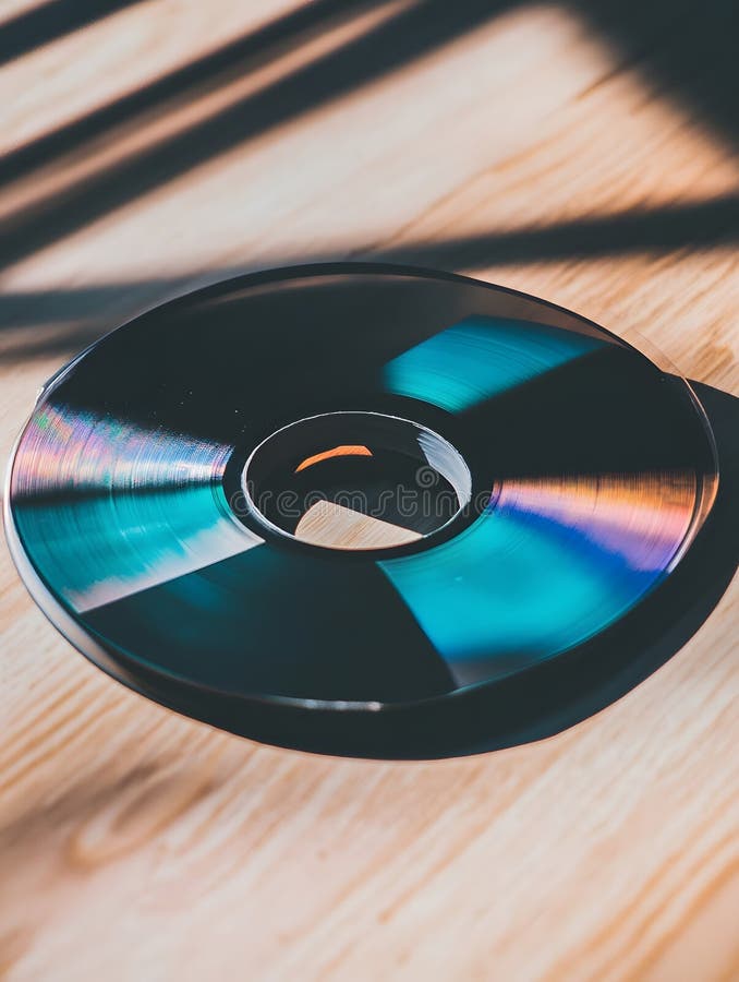 Cool Vinyl Record Music Disc CD Audio Sound Stock Illustration ...