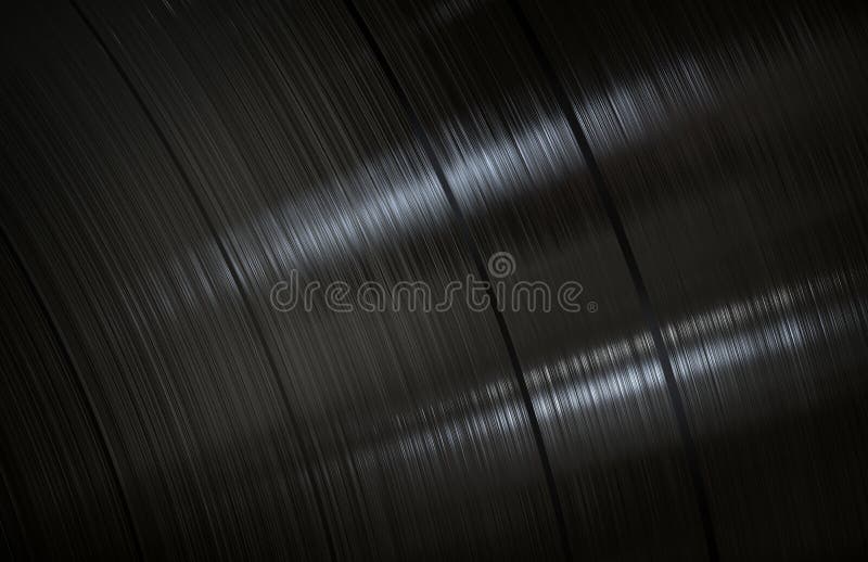 Black Vinyl Record Surface CloseUp. Abstract Dark Music Background ...