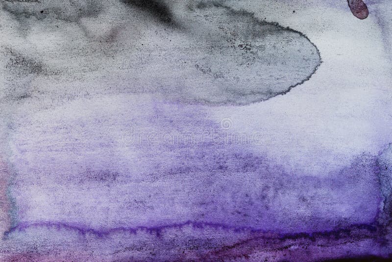 Black Violet Abstract Watercolor Background Stock Illustration ...