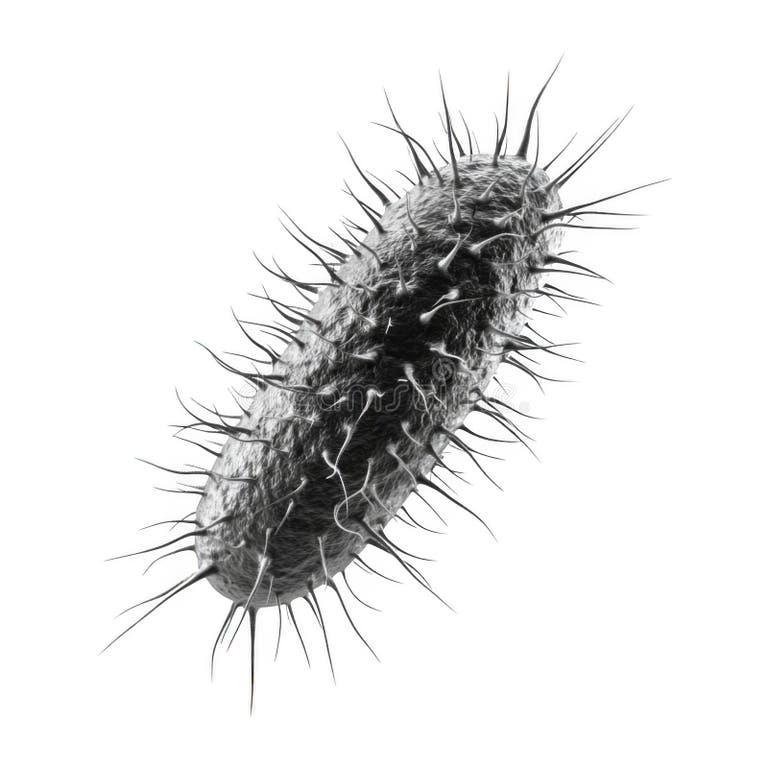 Black Virus Under Microscop Isolated on Transparent Background Stock ...