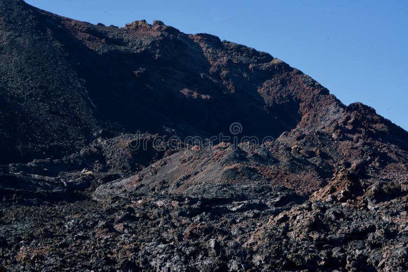 Black volcano crater stock image. Image of national, black - 80489927