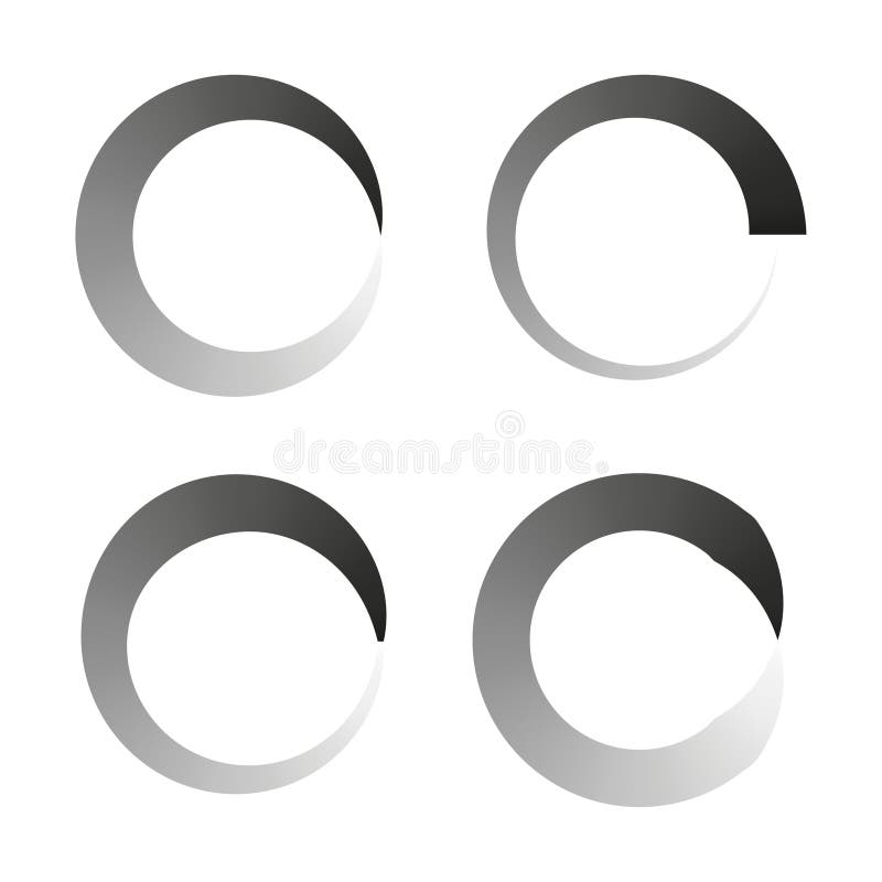 Black Volume Indicator Circle. Vector Illustration Stock Vector ...