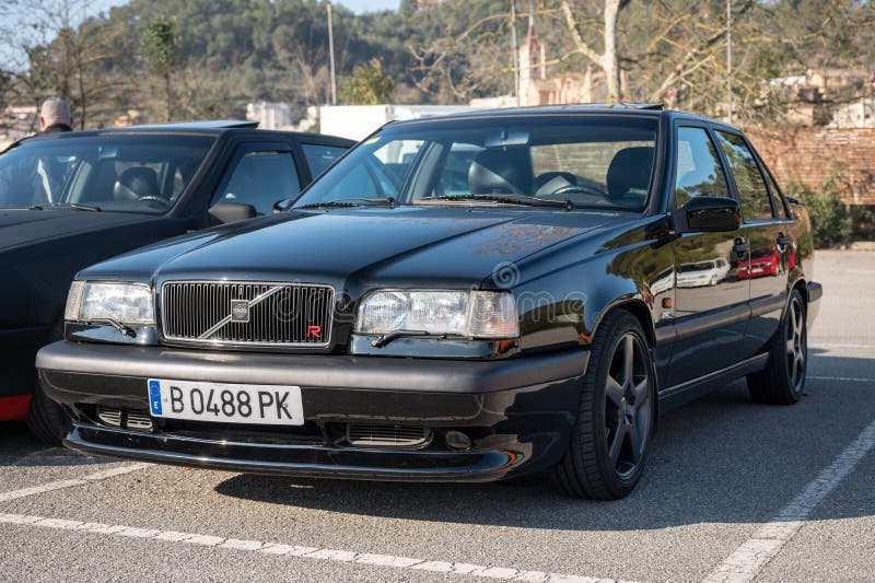 Black Volvo 850 T-5R Parked on the Street Editorial Photo - Image of ...