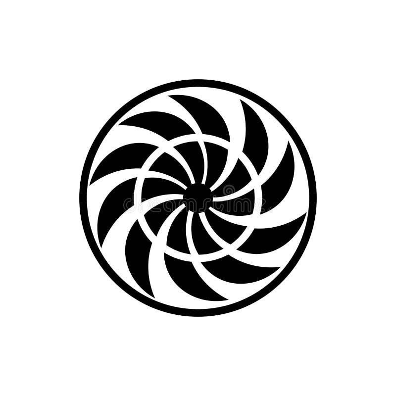 Vortex Illustration Logo Vector Stock Vector - Illustration of logo ...