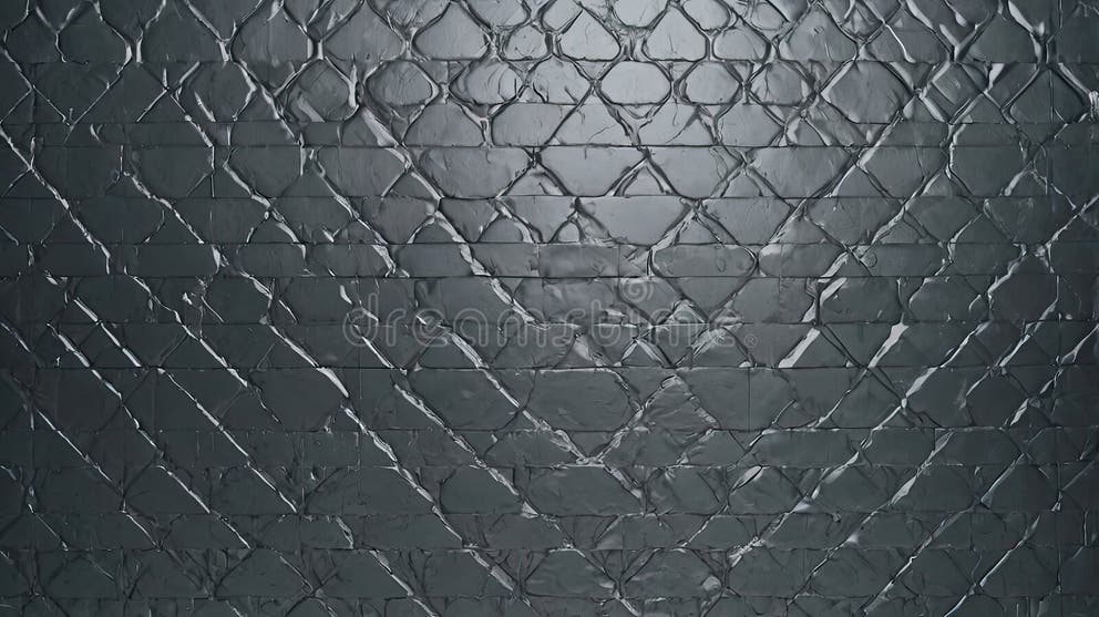 A Black Wall Featuring a Textured Pattern of Small Stones Arranged ...