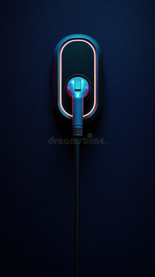 Black Wall Illuminated by Blue and Red Light Creating an Abstract ...