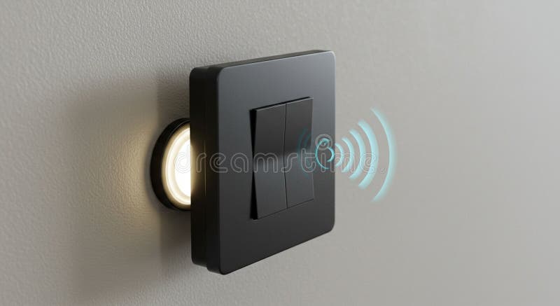 Black Round Light Switch Stock Illustrations – 2,649 Black Round Light ...