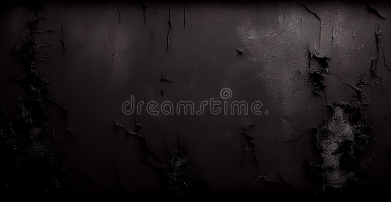 Black Wall with Rough Background Texture, Old Graphite Grunge ...