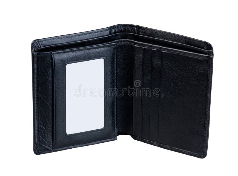 Black wallet stock photo. Image of empty, retail, paying - 21436468