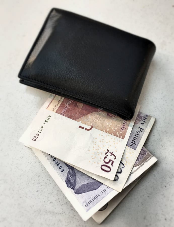 Black Wallet British Pounds Stock Photos - Free & Royalty-Free Stock ...