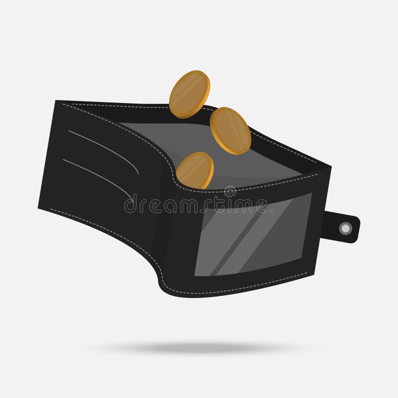 Black Wallet Stock Illustrations – 18,778 Black Wallet Stock ...