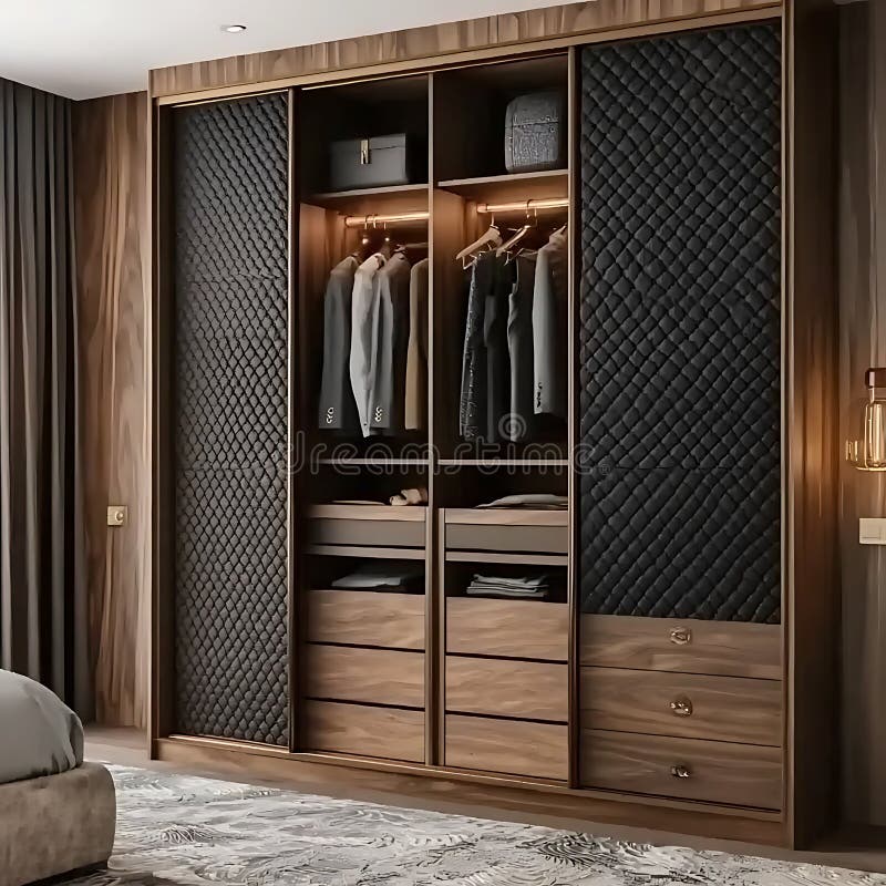 Black Wardrobe Gold Trim Pattern Stock Photos - Free & Royalty-Free ...