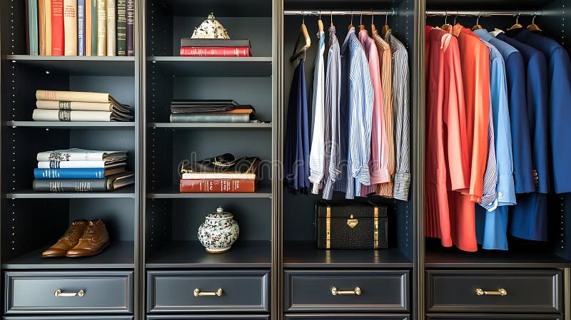 Black Wardrobe Variety Clothes Books Stock Photos - Free & Royalty-Free ...