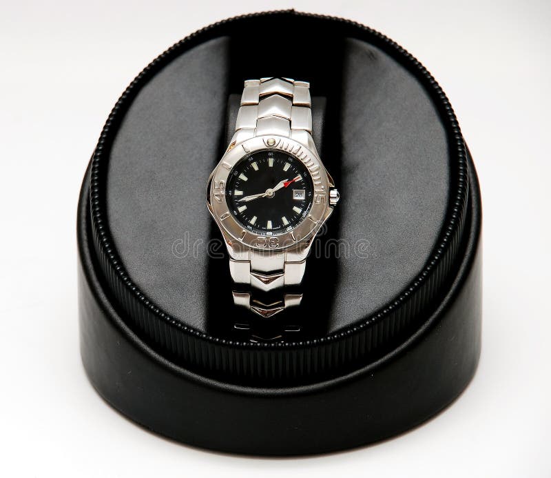 Black watch stock photo. Image of black, minutes, minute - 3503160