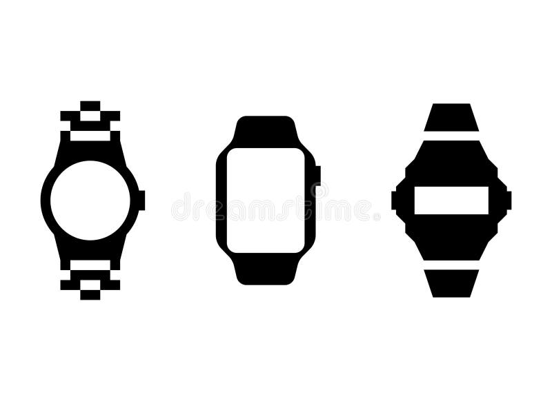 Illustration of Watches with Various Types Stock Vector - Illustration ...
