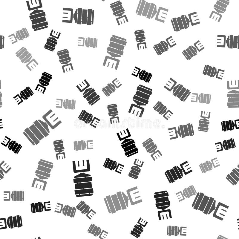 Black Water Cooler for Office and Home Icon Isolated Seamless Pattern ...